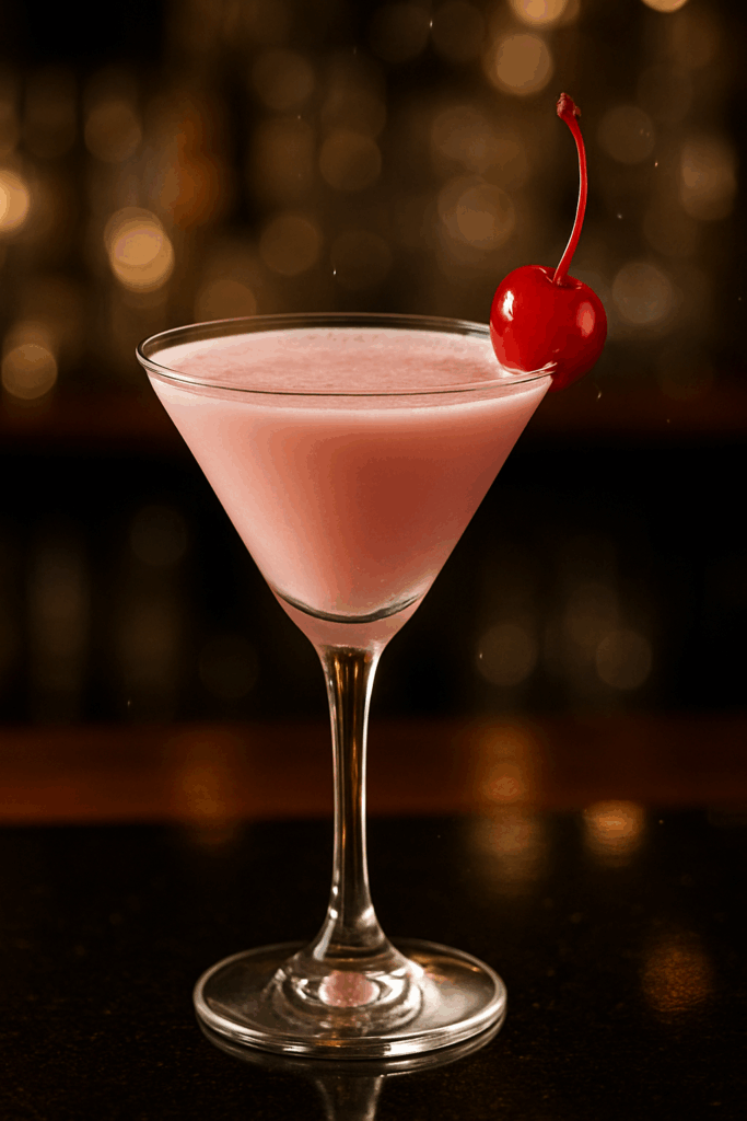 Pink Tutu Cocktail Recipe, A Sweet Vanilla and Cream Dessert Martini